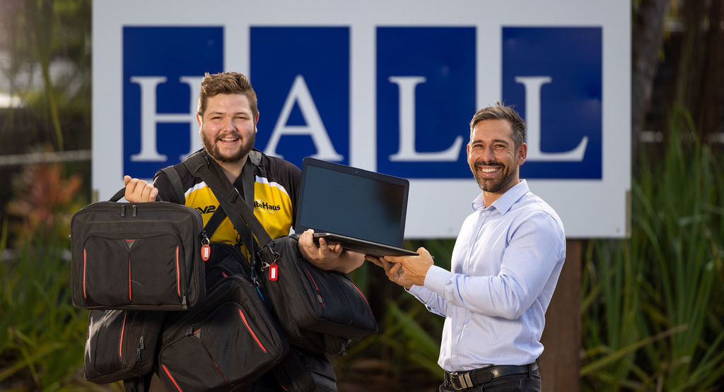 Device donation bridges digital divide - Hall Contracting